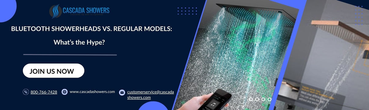 Bluetooth Showerheads vs Regular Models: What’s the Hype? – Cascada Showers