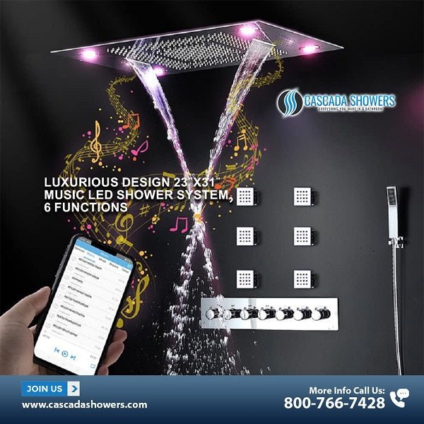 Luxury Shower Systems for a Spa-Like Experience – Cascada Showers