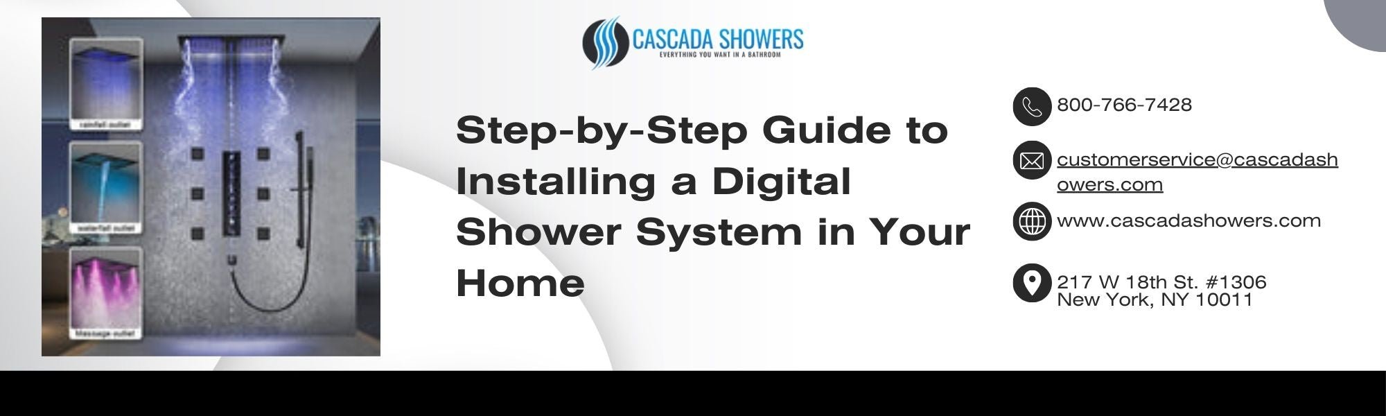 Step-by-Step Guide to Installing a Digital Shower System – Cascada Showers