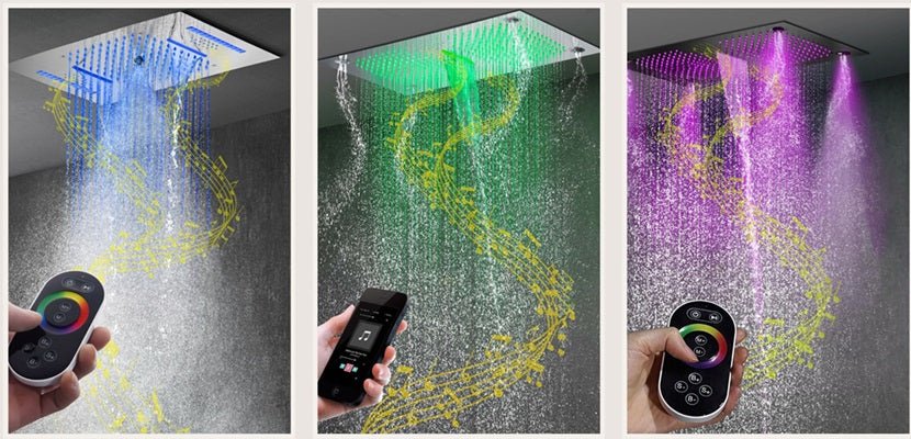 Experience the Benefits of LED Shower Heads | Cascada Showers