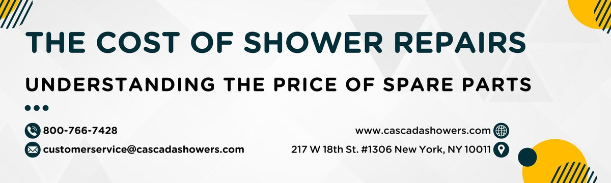 The Cost of Shower Repairs | A Guide to Spare Part Prices – Cascada Showers