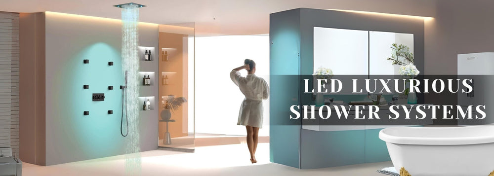 Luxury LED Rain Shower Head & Systems | Cascada Showers