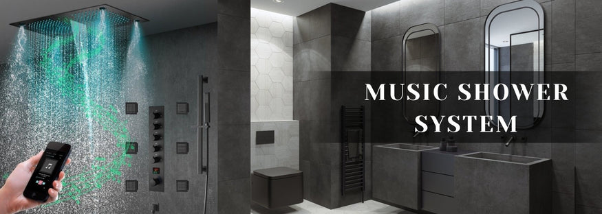 Luxurious LED Music Shower Head System | Cascada Showers
