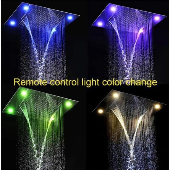 Luxury LED Recessed Shower Heads | Cascada Showers