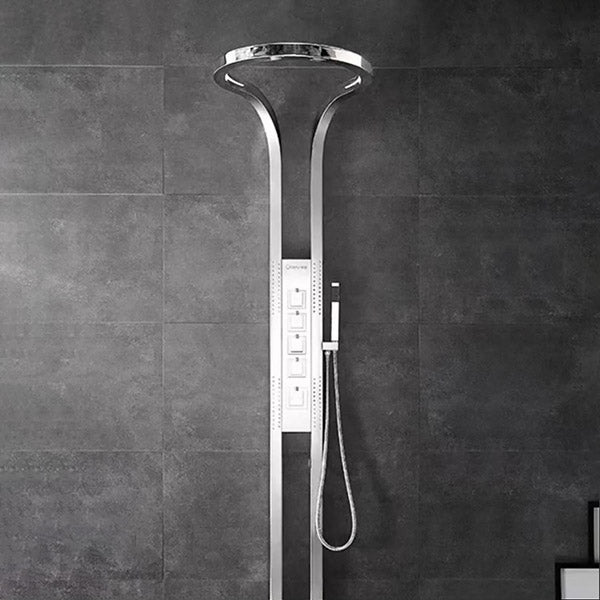 Cascada Aquatech Elite 80 Polished Chrome Shower Panel – Cascada Showers