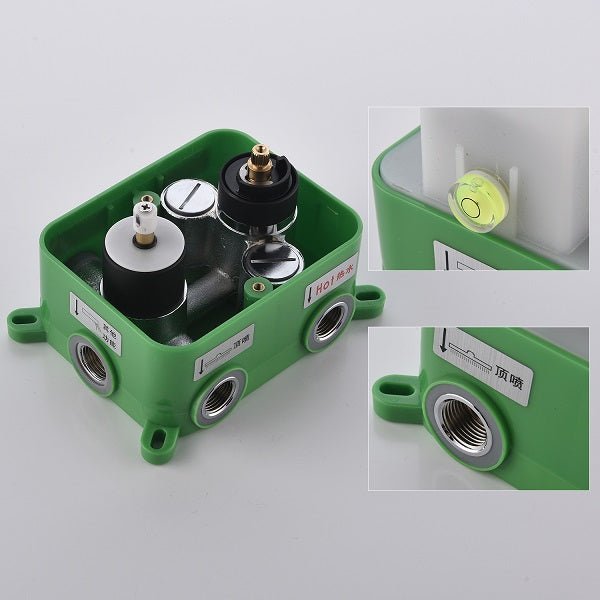 Firenze Dual Handle Shower System with Rainfall & Handheld – Cascada ...