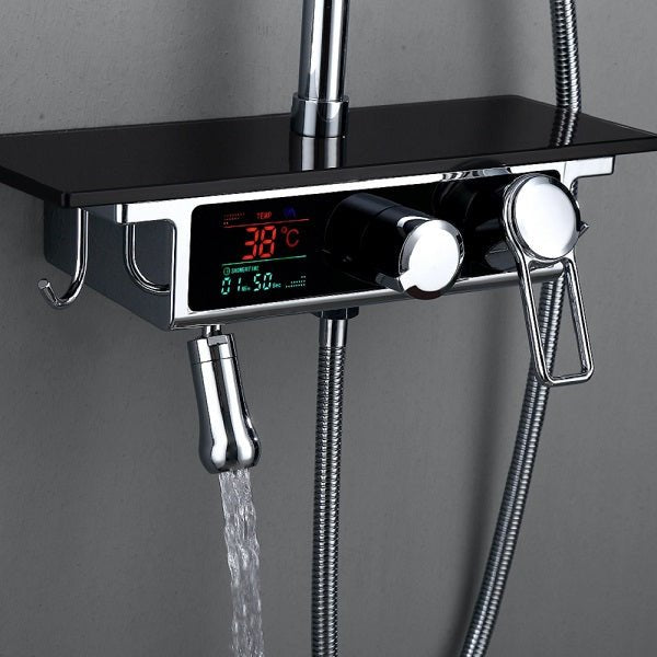 Cascada Monarch 8" Digital Shower Faucet System with Handheld Shower ...