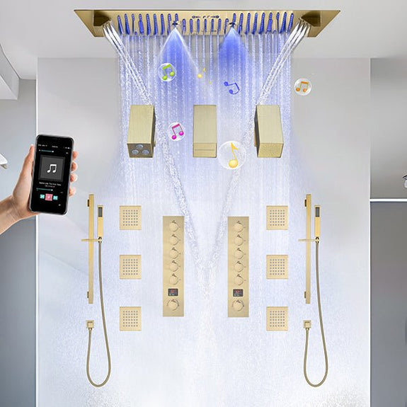 Luxury LED Massaging Shower Systems | Cascada Showers