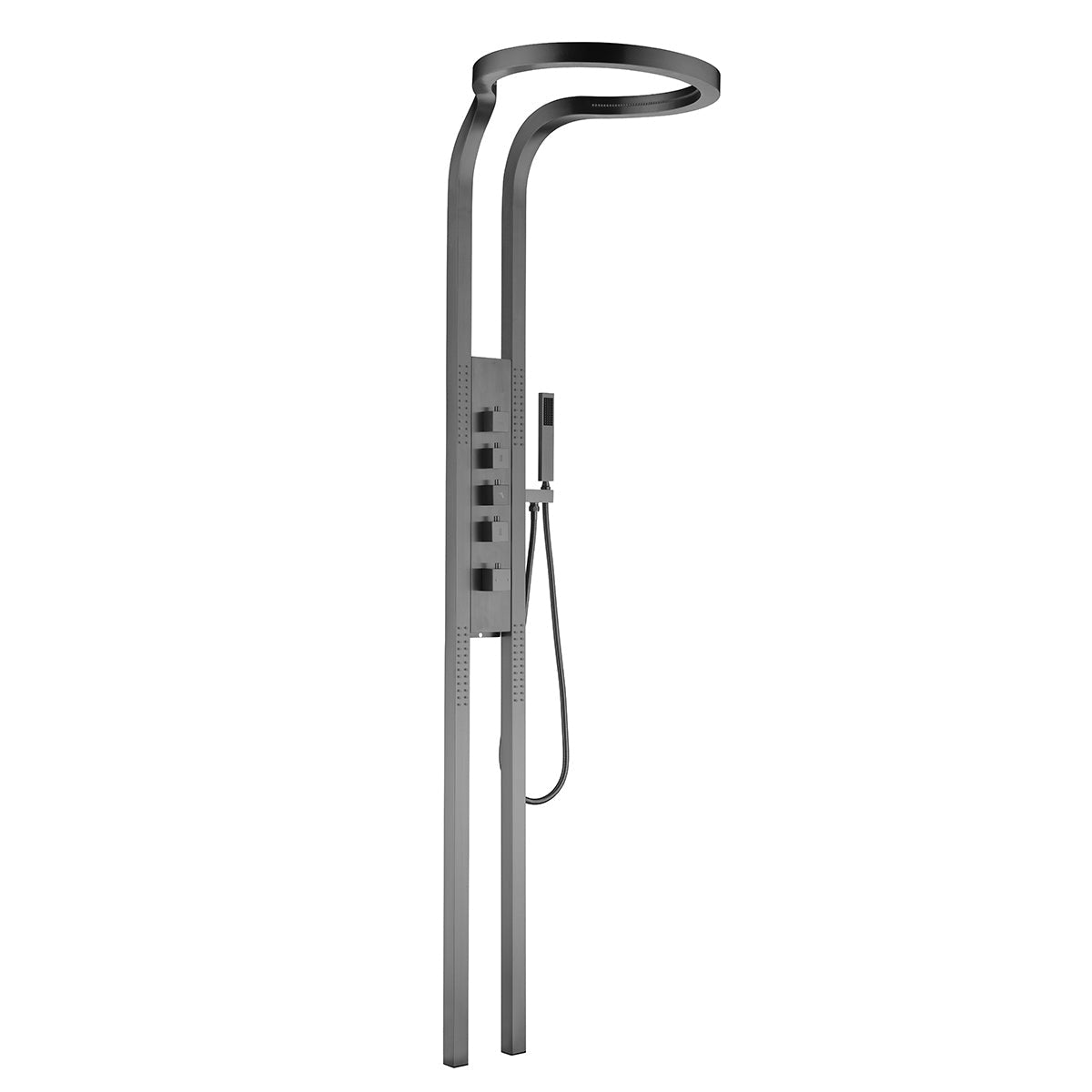 Cascada AquaTech Elite 80” High-Tech Waterfall Shower Panel with Dual ...