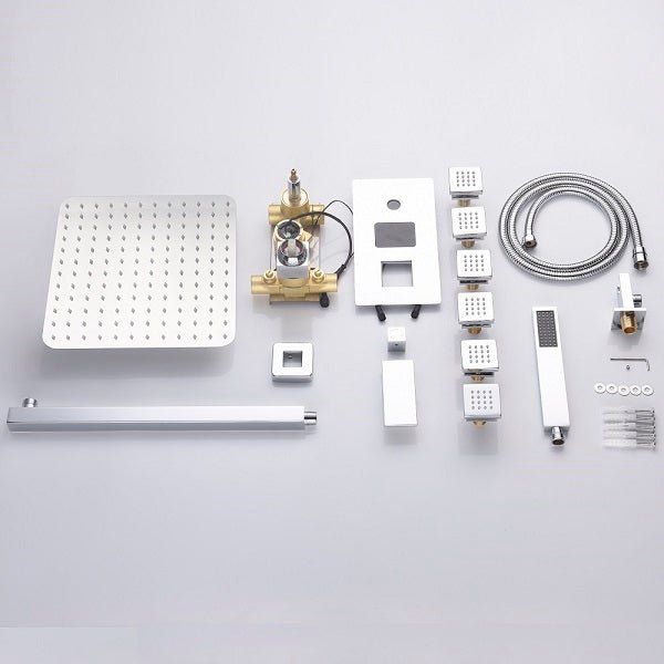 12" Digital Shower System by Cascada | Modern and Smart – Cascada Showers