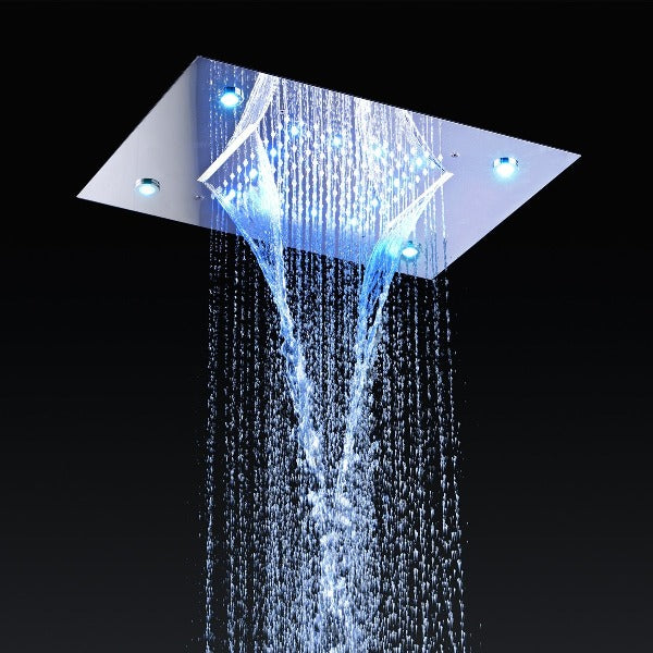 Luxury LED Recessed Shower Heads | Cascada Showers