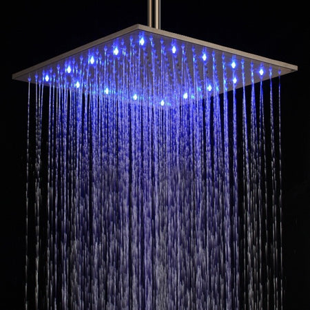 LED Rain Shower Head | Luxury Design & Color-Changing Lights – Cascada ...