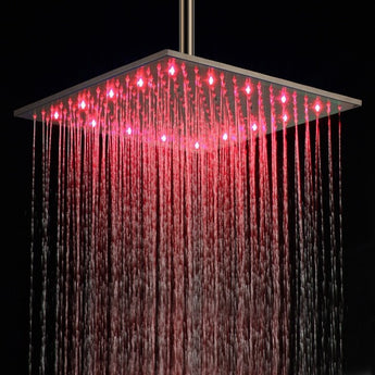 LED Rain Shower Head | Luxury Design & Color-Changing Lights – Cascada ...