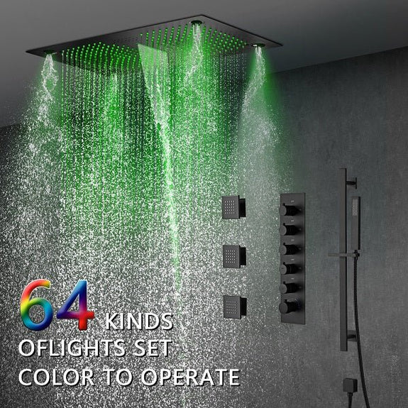 Luxury LED Rain Shower Head & Systems | Cascada Showers