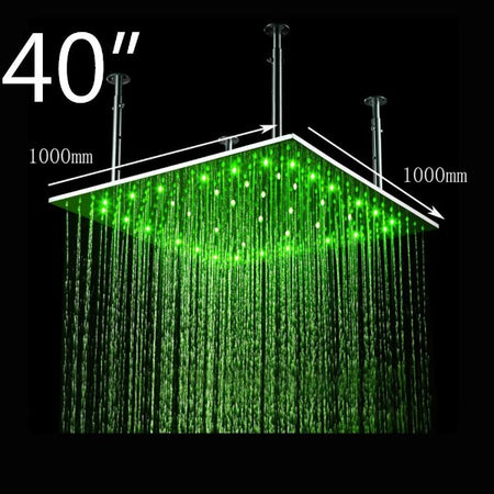 LED Rain Shower Head | Luxury Design & Color-Changing Lights – Cascada ...