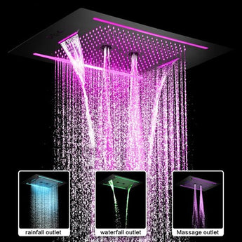 Spa Shower Experience | LED Massaging Shower Systems – Cascada Showers