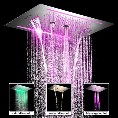 Luxurious LED Music Shower Head System | Cascada Showers