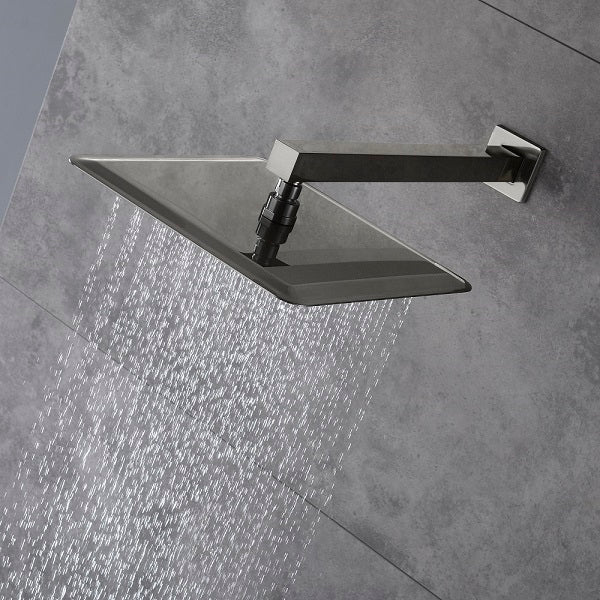 12" Cascada Garda Brushed Nickel Digital Shower – Cascada Showers
