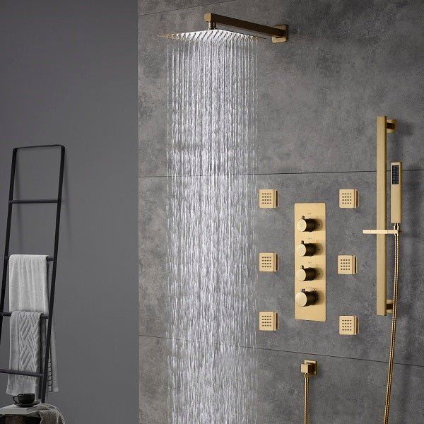 Cascada Lucerne Luxury 12” Rainfall Shower system – Cascada Showers