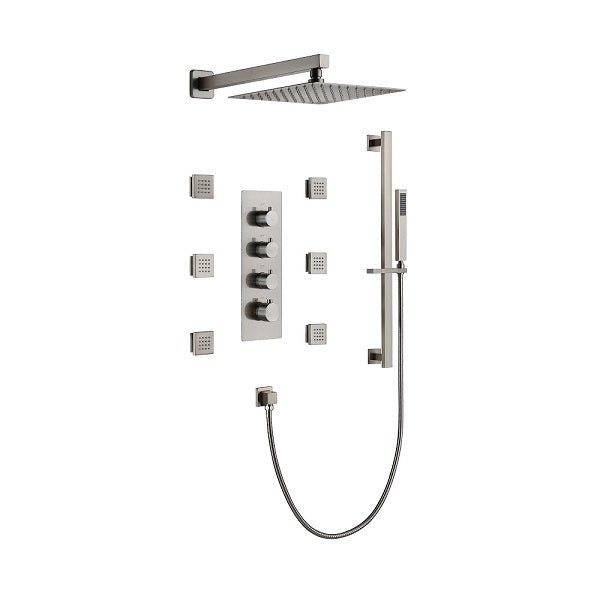 Cascada 12" Luxury Rainfall Shower System - Premium Quality – Cascada ...