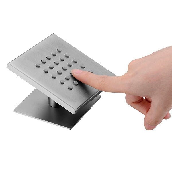 Cascada Modern Design 4” Square Body Spray Shower Jet – Cascada Showers