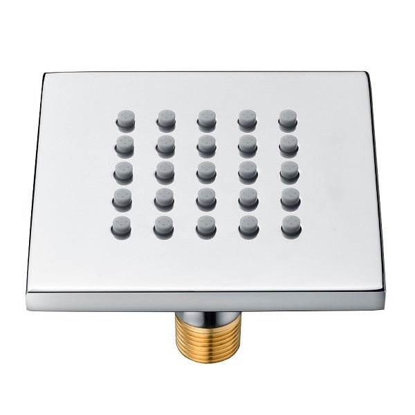 Cascada Modern Brush Gold 4-Square Body Spray Shower Jet – Cascada Showers