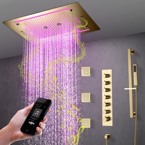 Luxury LED Massaging Shower Systems | Cascada Showers