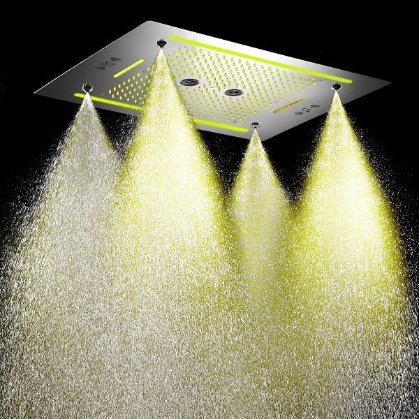 Bluetooth Shower Heads with Speaker & LED Lights – Cascada Showers