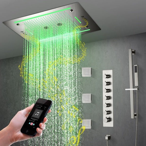Luxury LED Massaging Shower Systems | Cascada Showers