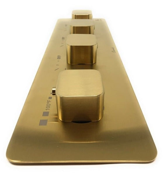 Four-Way In-Wall Shower Diverter | Solid Brass Custom Shower – Cascada ...