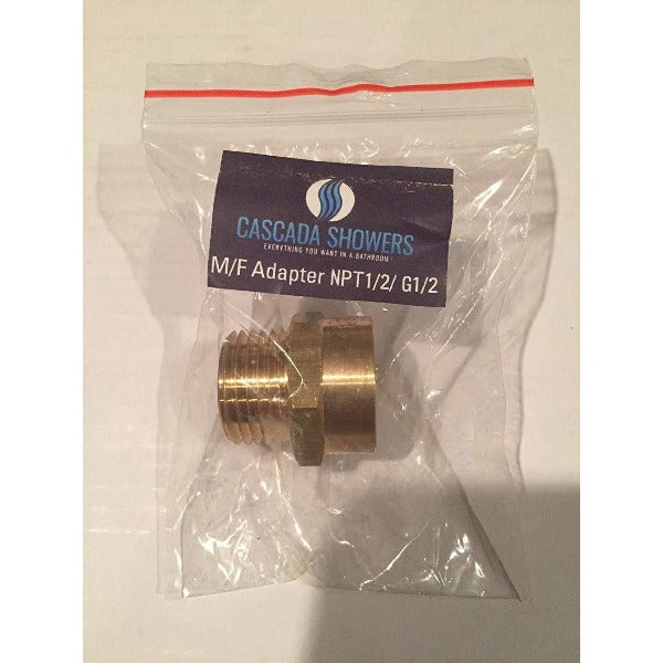 G-Thread 1/2” Female to NPT 1/2” Male Pipe Fitting Adapter – Cascada ...