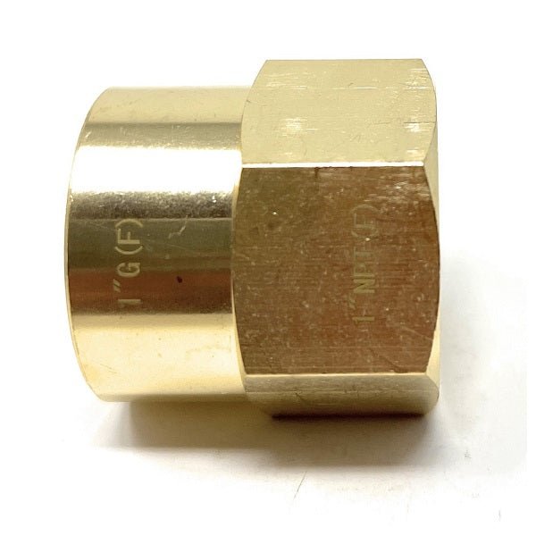 G-Thread to NPT Female Adapter | 1" Lead-Free Connection – Cascada Showers