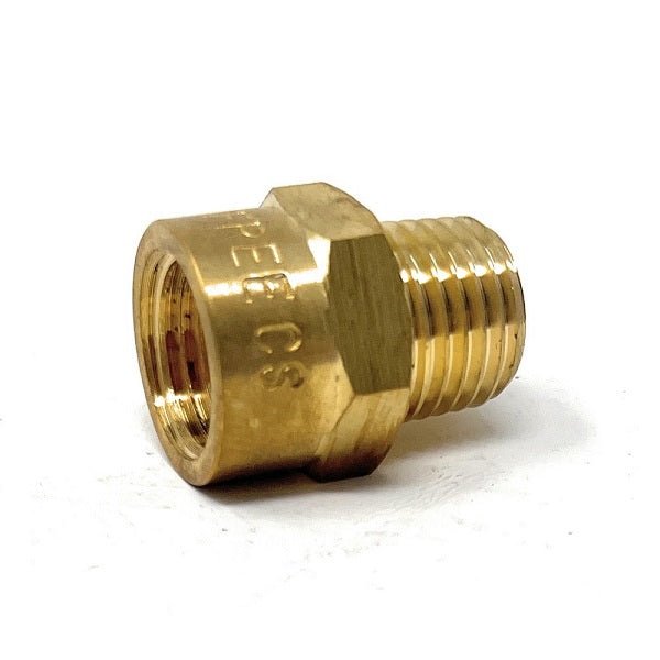 G Thread (Metric BSPP) Male to NPT Female Adapter - Lead-Free (1/4" x ...