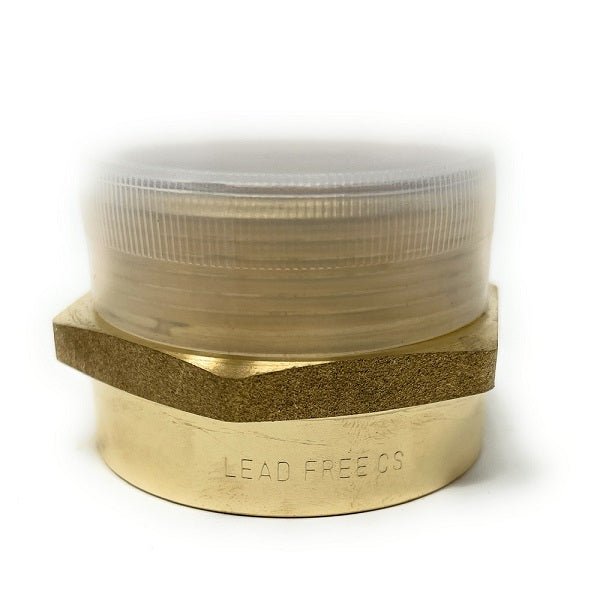 G Thread (Metric BSPP) Male to NPT Female Adapter - Lead-Free (2" x 2 ...