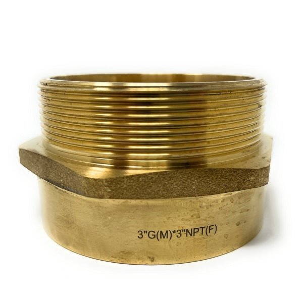 G Thread (Metric BSPP) Male to NPT Female Adapter - Lead-Free – Cascada ...