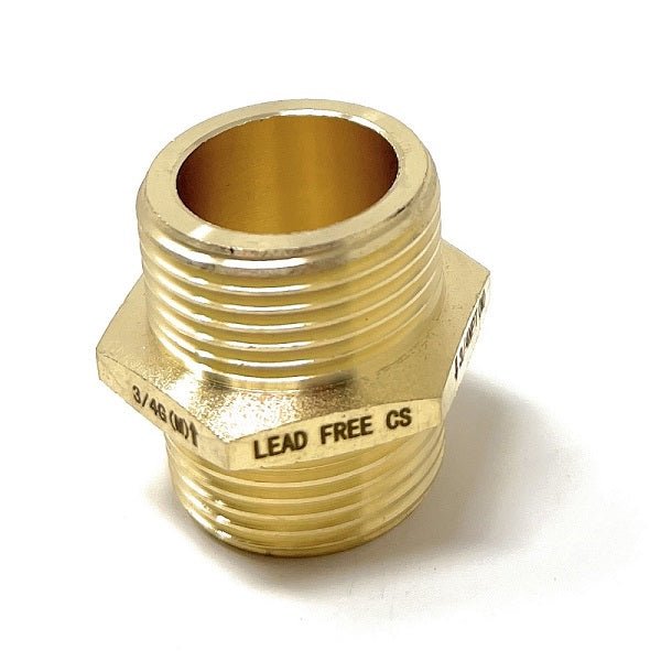 G-Thread to NPT Male Adapter | 3/4" Lead-Free Connection – Cascada Showers